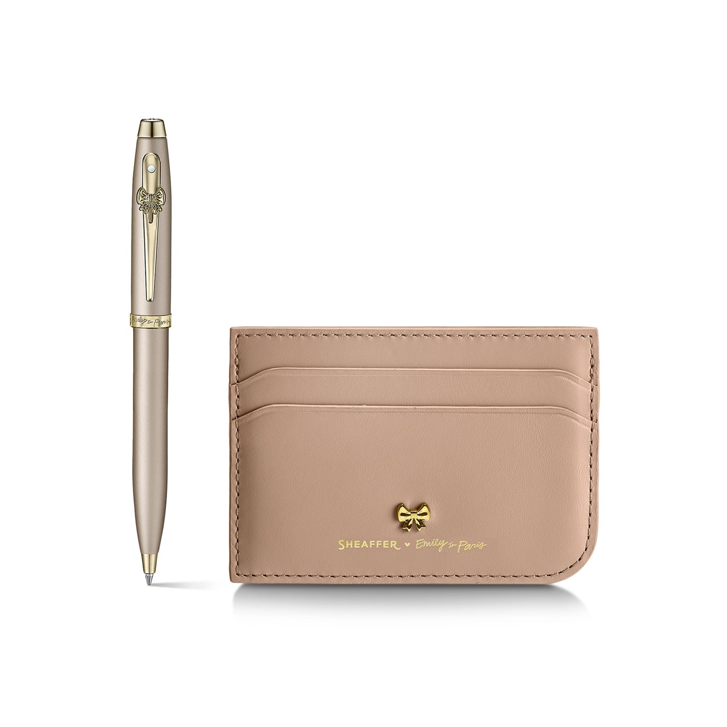 Sheaffer Gift Set ft. 100 Emily in Paris 9377 Champagne Gold Ballpoint